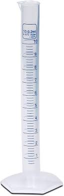 MEASURING CYLINDER 10ML (PLASTIC) – Bemitex Limited